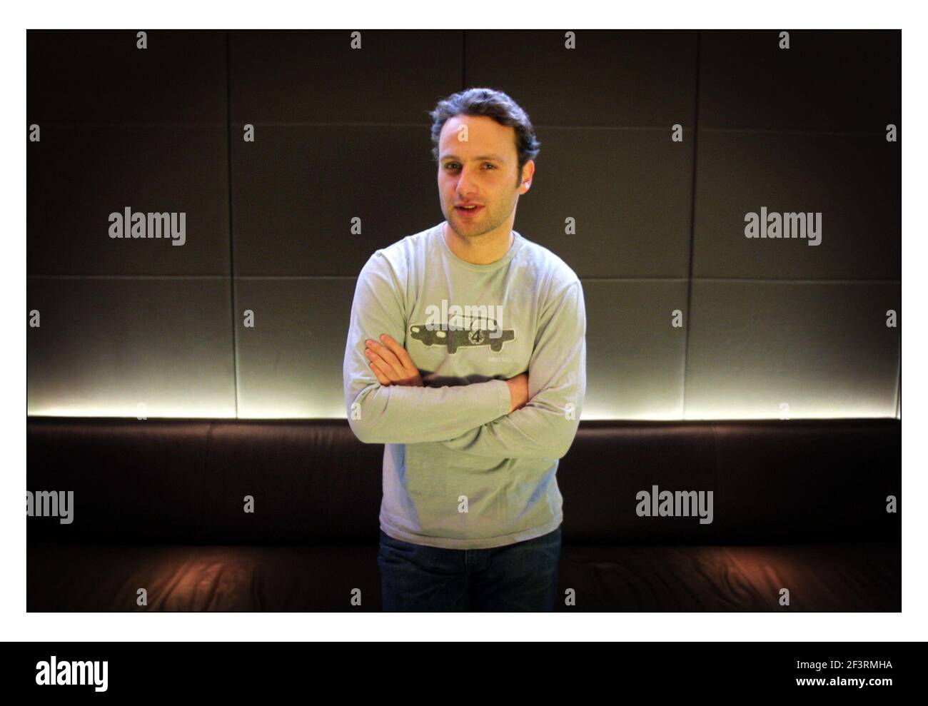 Andrew Lincoln....actor pic David Sandison 1/3/2002 Stock Photo - Alamy