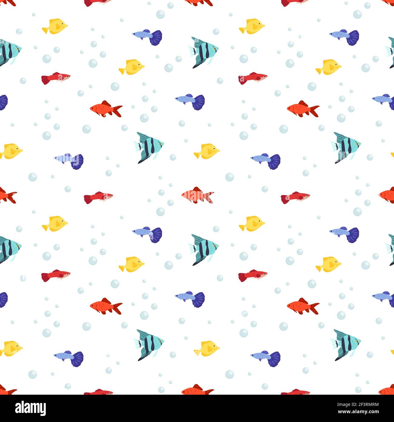 Fish bubbles underwater Stock Vector Images - Alamy