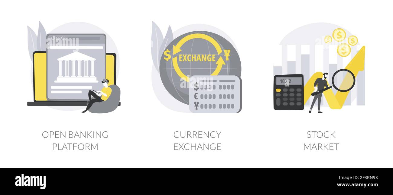 Financial system abstract concept vector illustrations Stock Vector ...