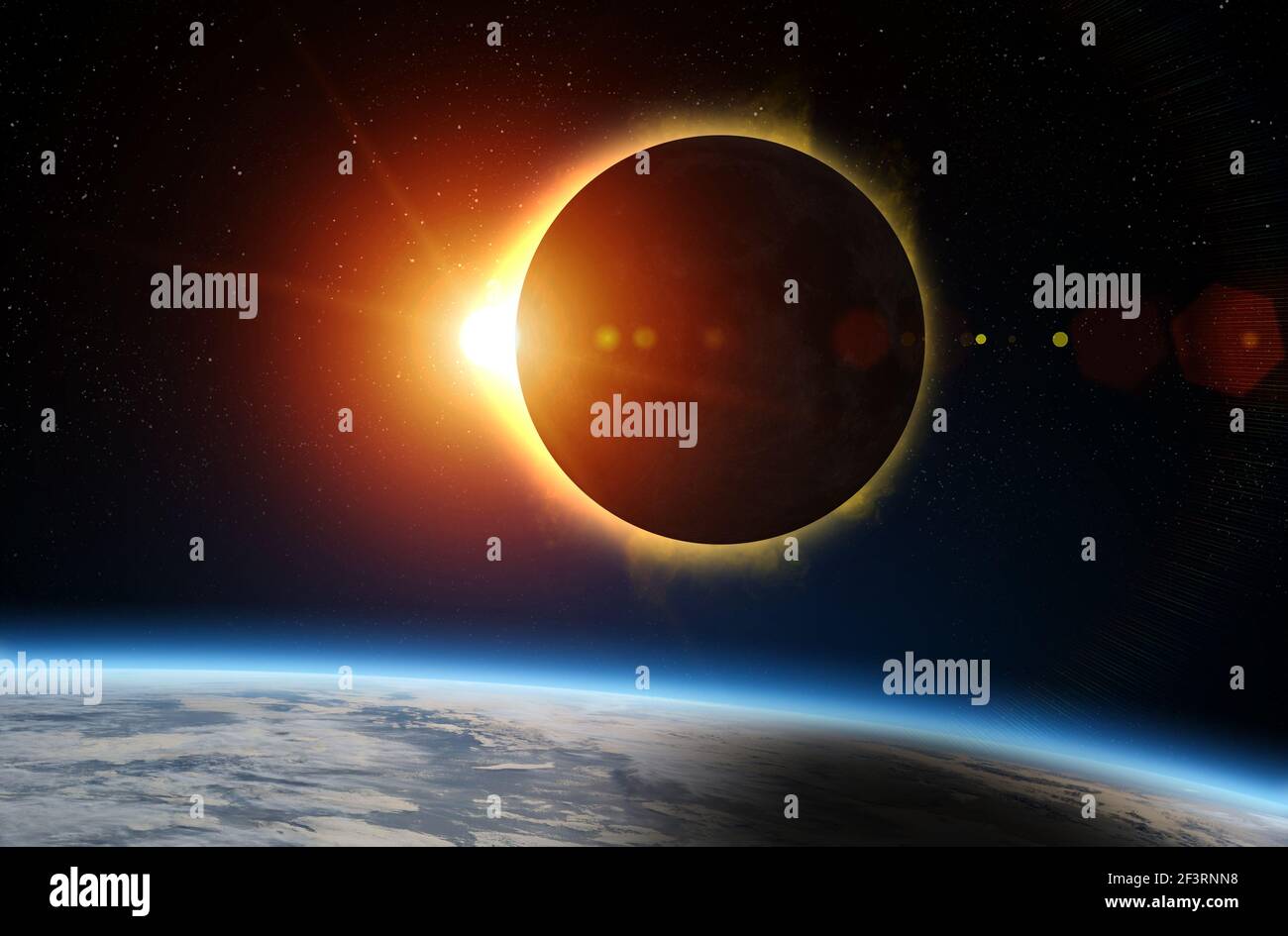 Solar Eclipse and Earth. Solar eclipse, natural phenomenon when Moon ...