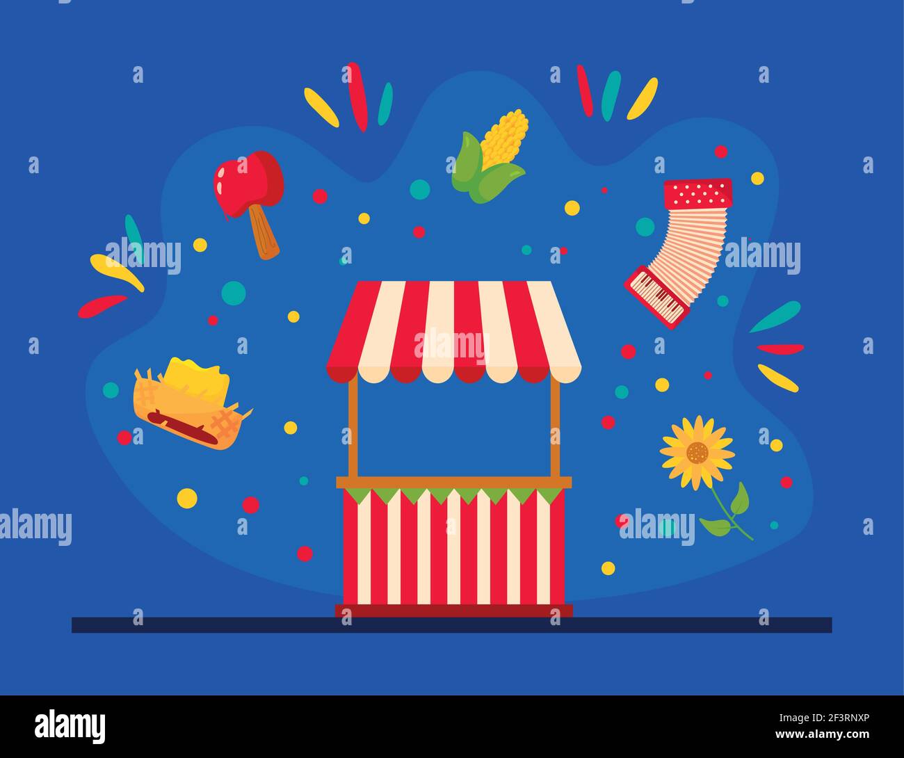 Party garden celebrating Stock Vector Images - Alamy