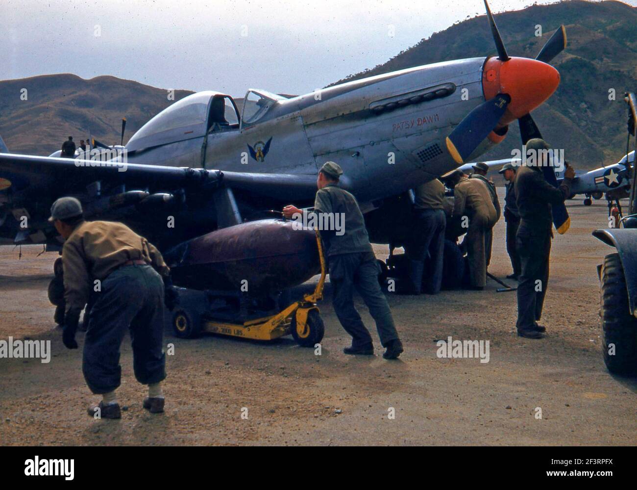 One-quarter right side view of a North American Mustang Mk. IVA 'Patsy ...