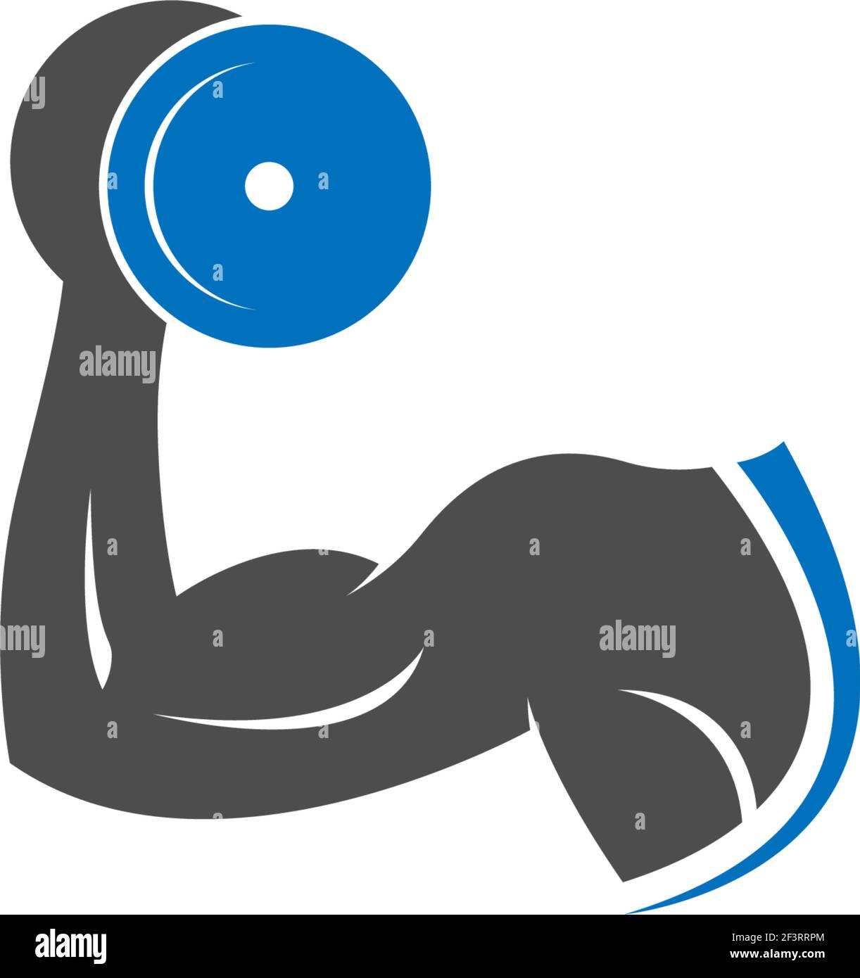 Muscle arm icon logo design vector illustration Stock Vector Image ...