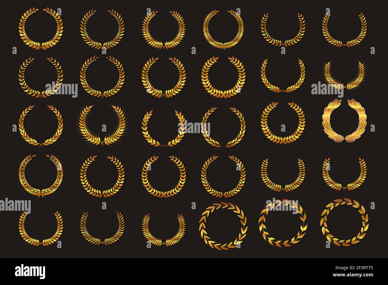 Laurel wreath vector Stock Vector Image & Art - Alamy