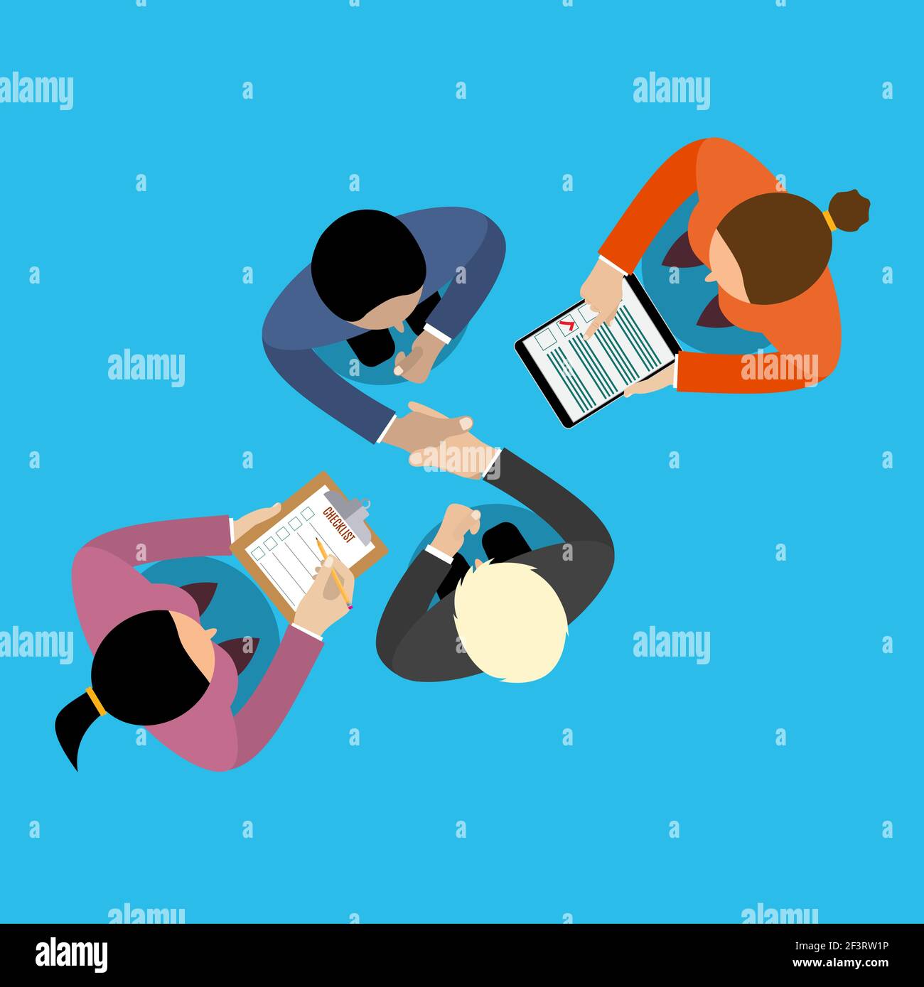 Workers partner Stock Vector Images - Alamy