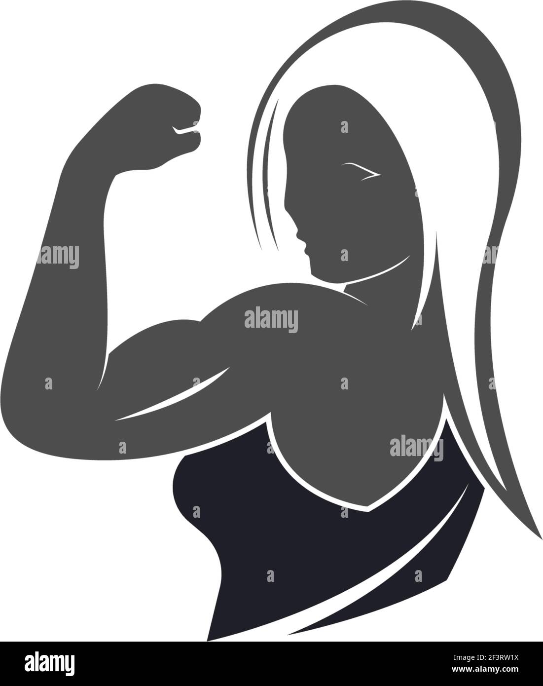 Muscle arm icon logo design vector illustration Stock Vector Image ...