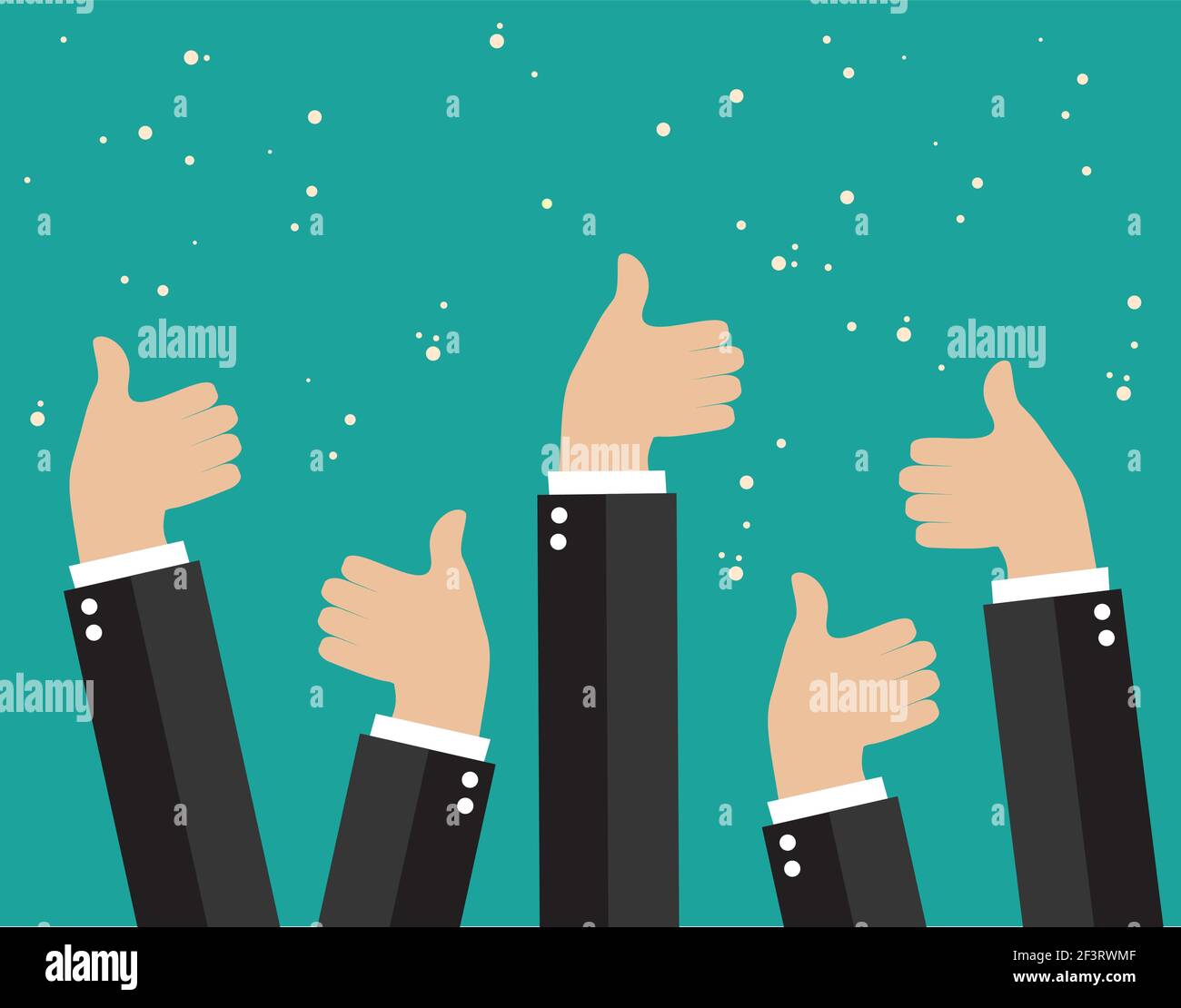 Man holding thumbs up symbol Stock Vector Images - Alamy