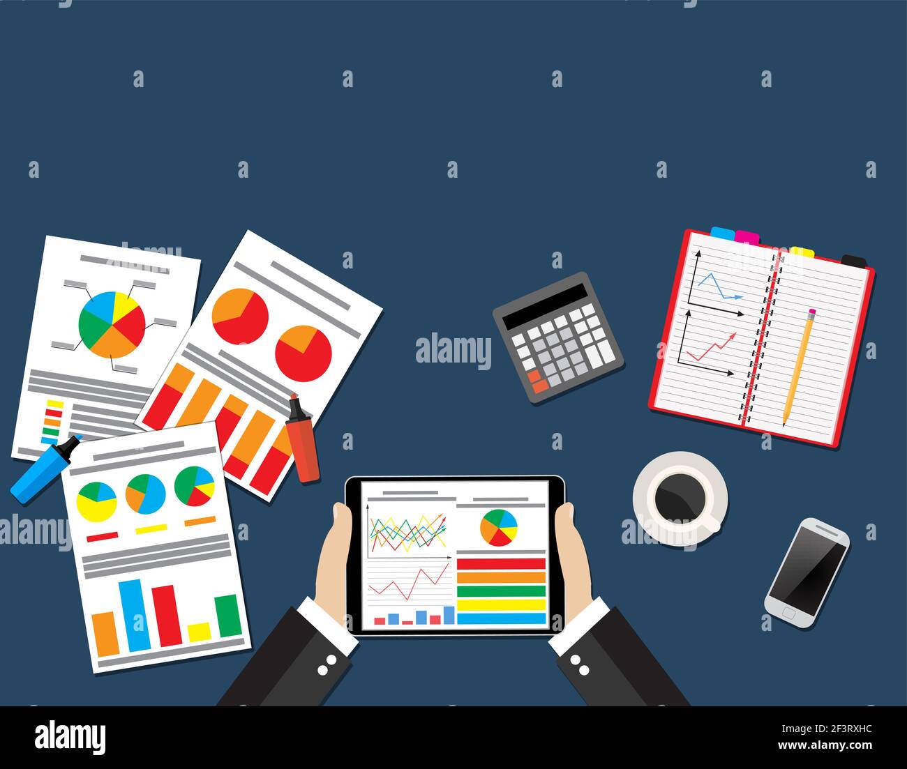 Adviser analysis Stock Vector Images - Alamy