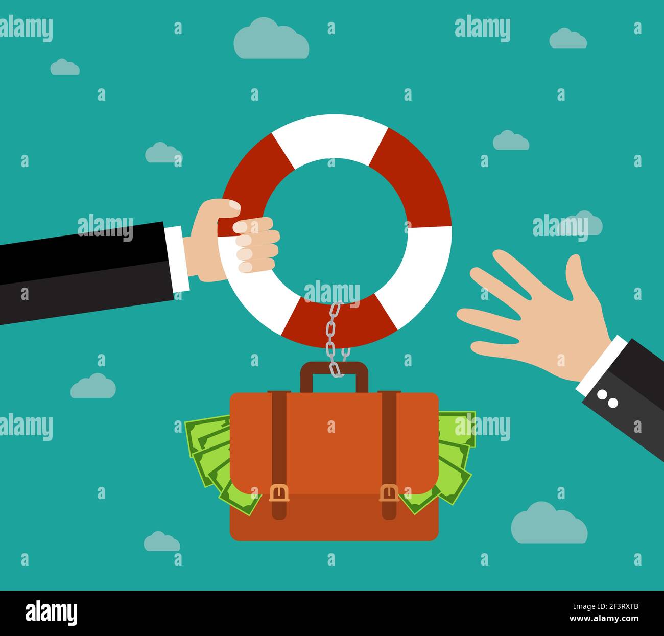 Helping Business to survive Stock Vector Image & Art - Alamy