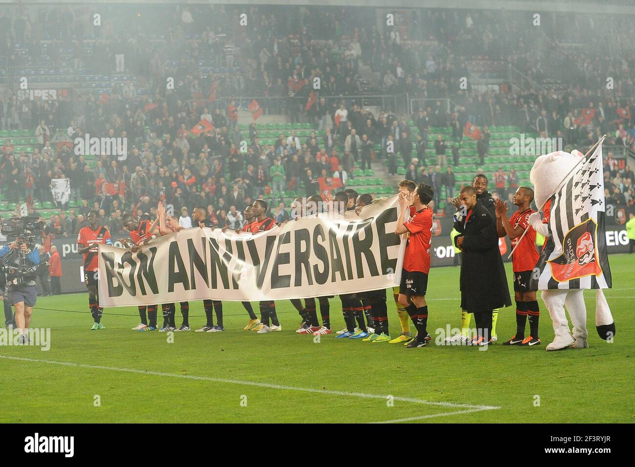 Stade rennais fans roazhon hi-res stock photography and images - Alamy
