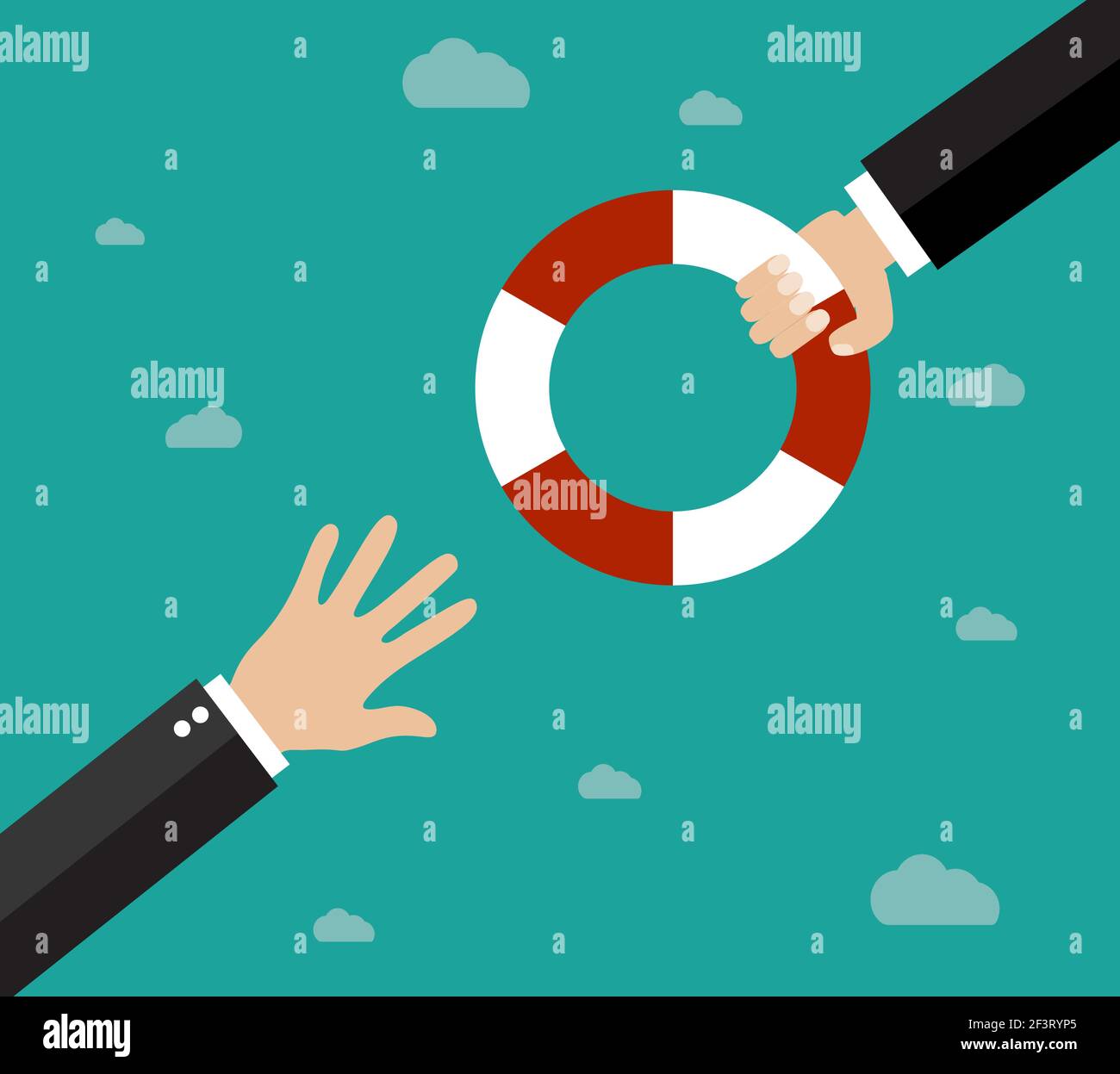 Help to survive Stock Vector Images - Alamy