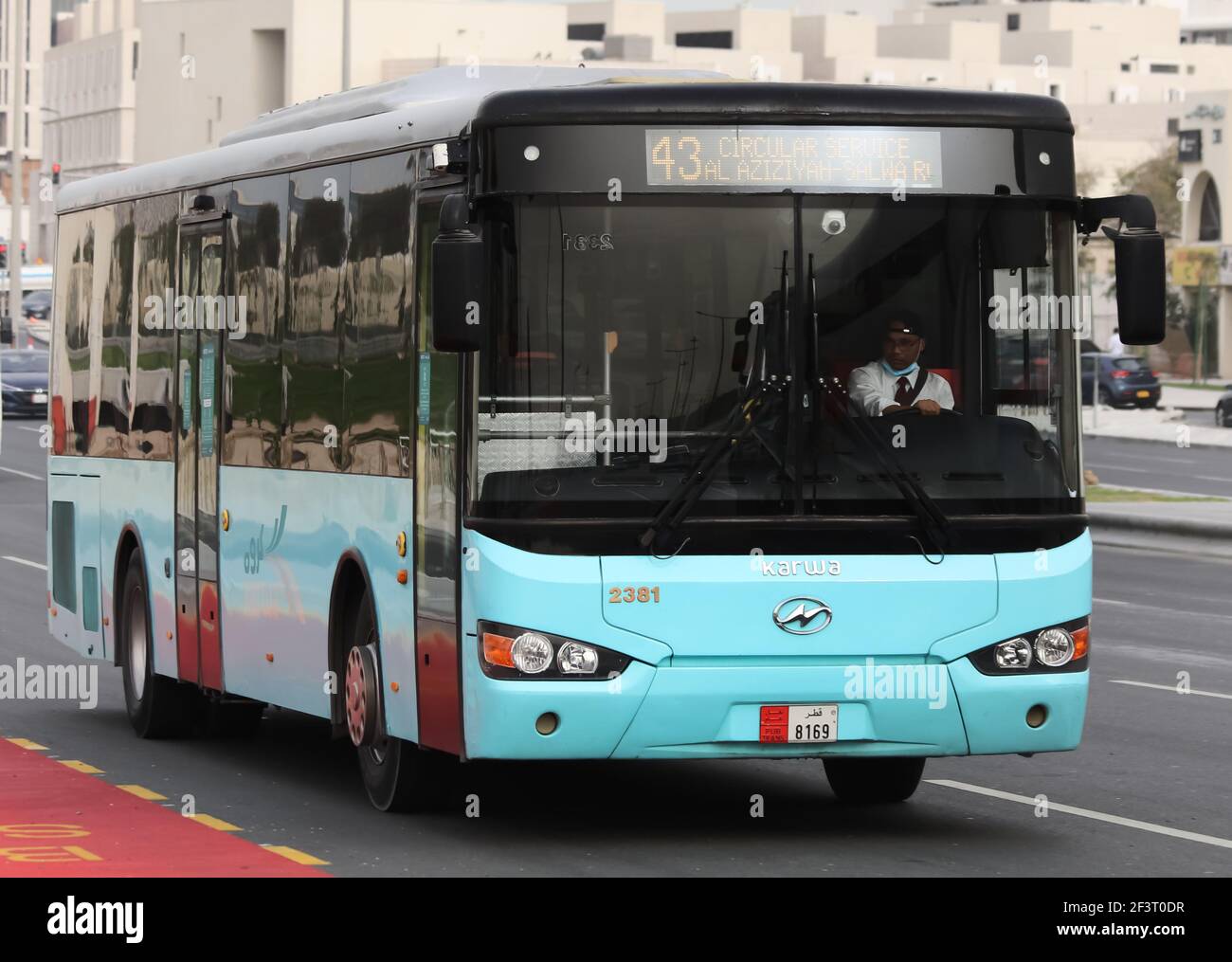 A view of Public Transportation Bus which connects all the major ...