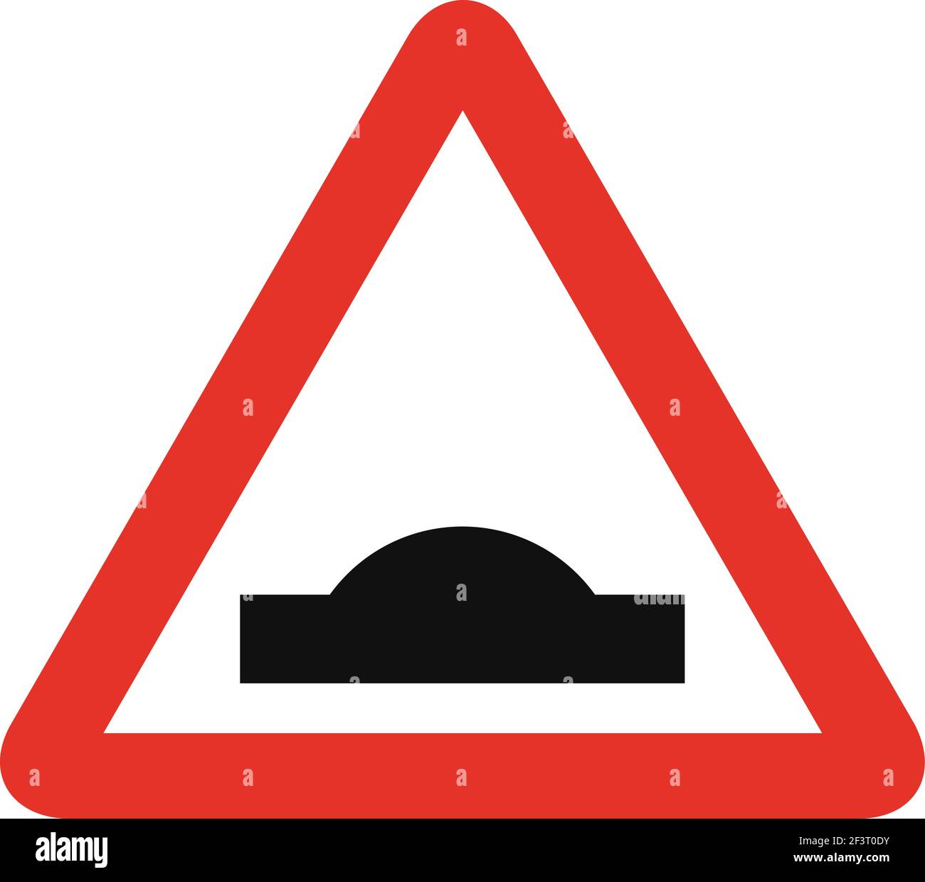 Hump road sign Stock Vector Images - Alamy
