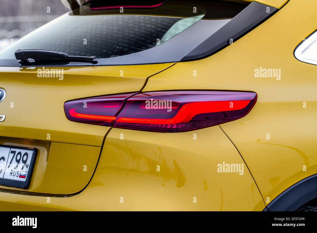MOSCOW, RUSSIA - JANUARY 10, 2021 KIA XCeed. AWD Hatchback SUV. New KIA ...