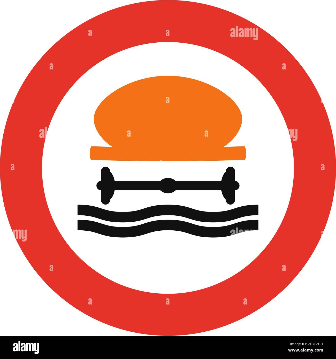 Water in road Stock Vector Images - Alamy