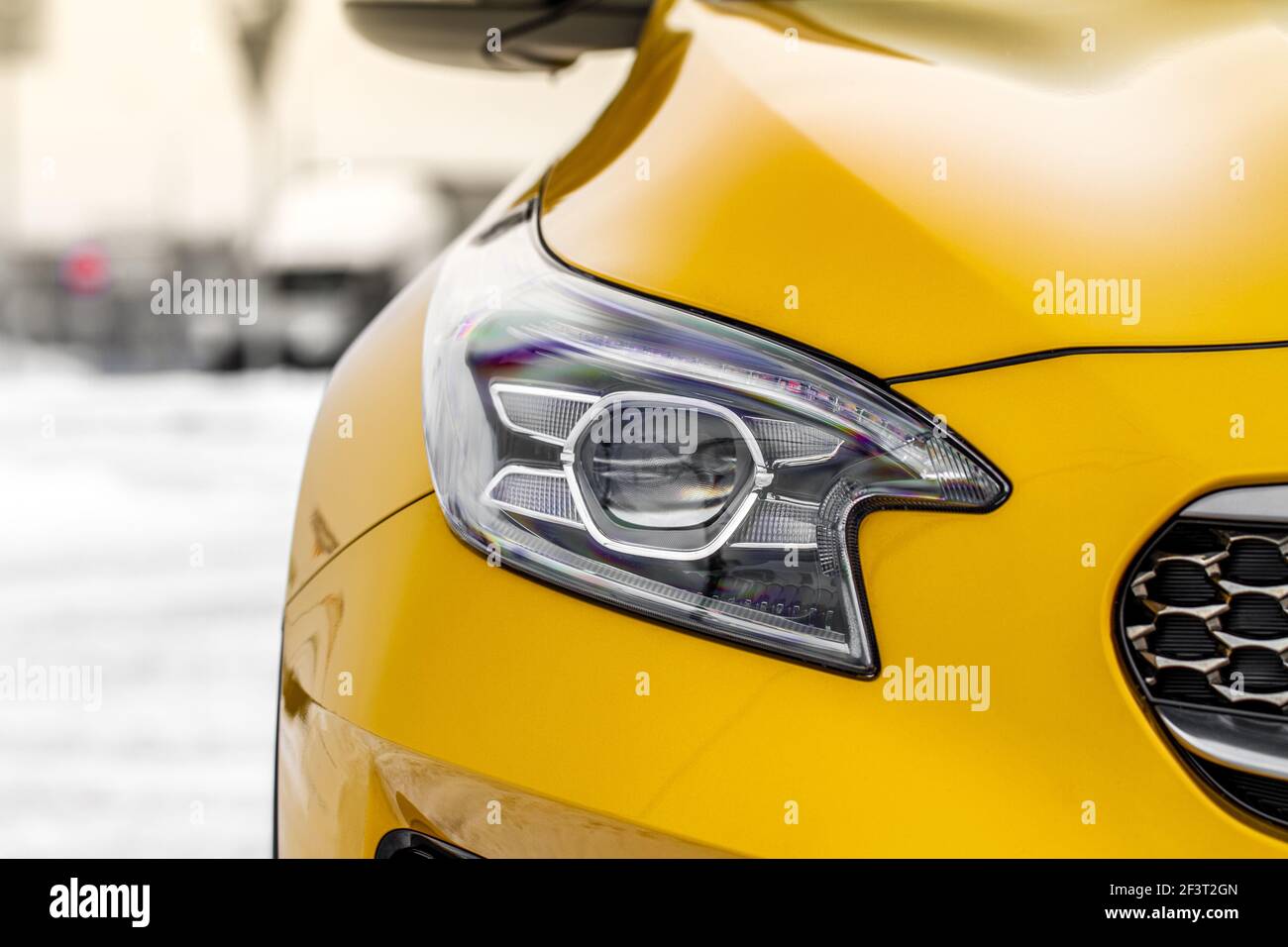 MOSCOW, RUSSIA - JANUARY 10, 2021 KIA XCeed. AWD Hatchback SUV. New KIA ...