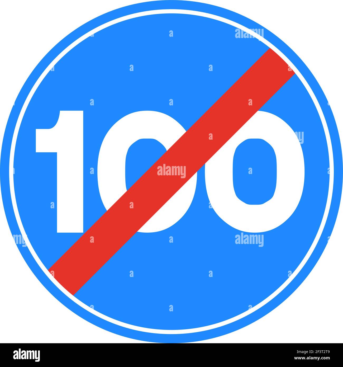 Minimum speed limit Stock Vector Images - Alamy