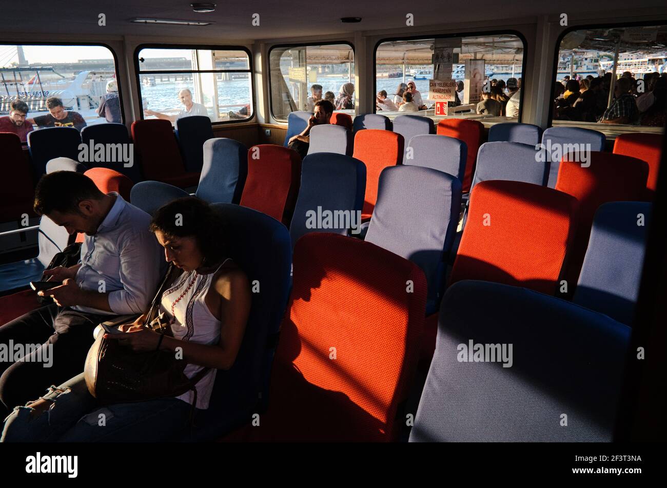 Ferry boat interior hi-res stock photography and images - Alamy
