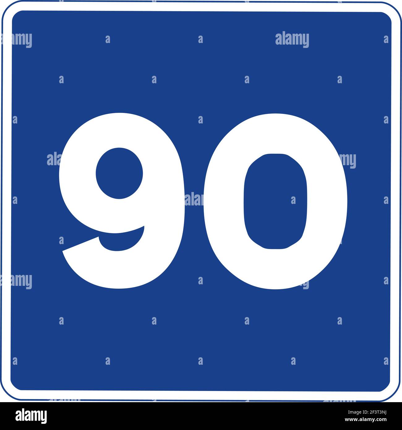 Recommended speed limit Stock Vector Images - Alamy