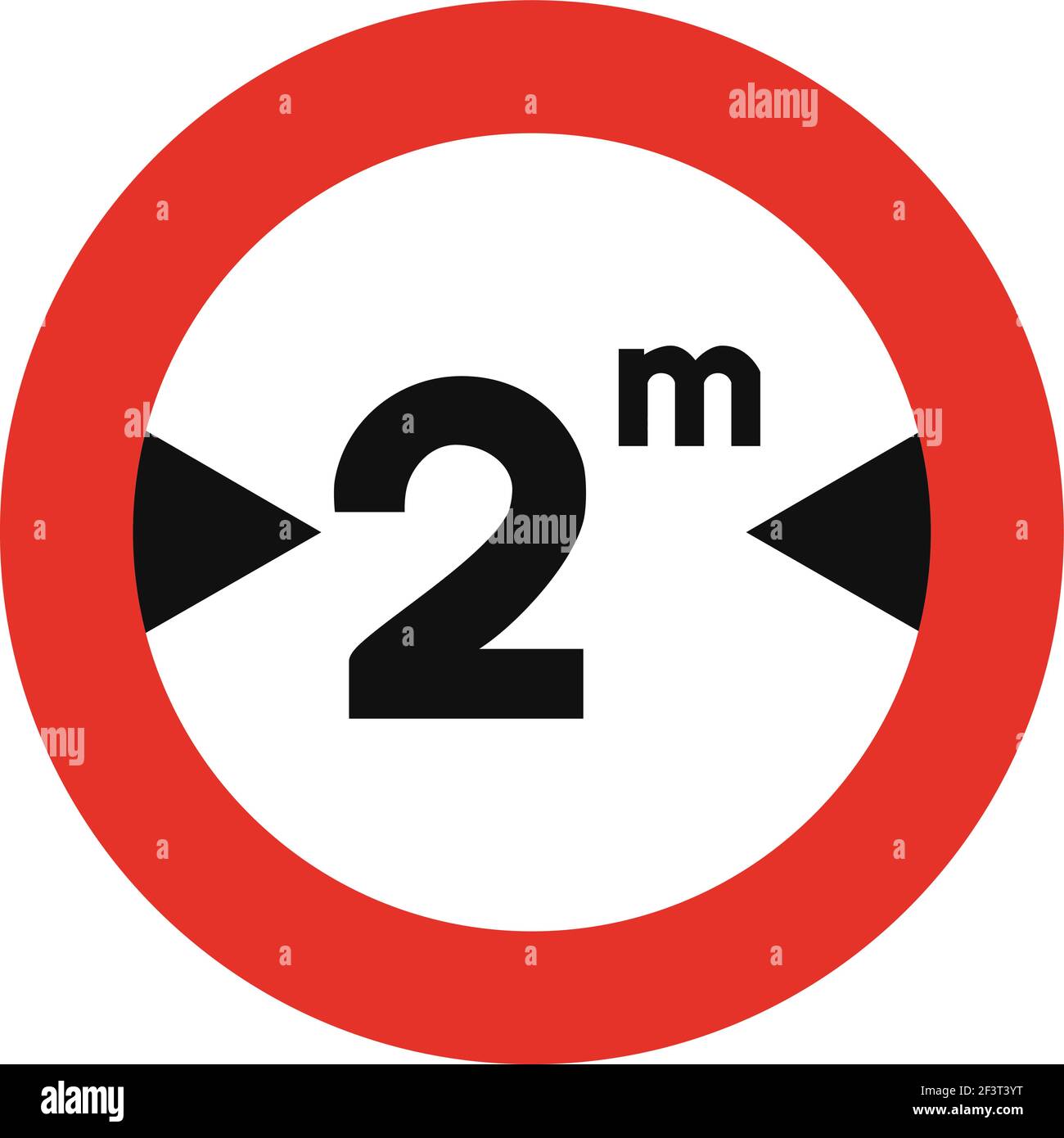 Rounded traffic signal in white and red, isolated on white background ...