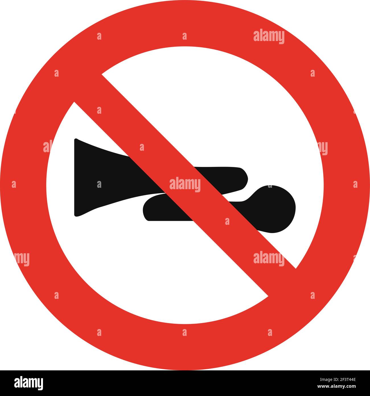 Rounded traffic signal in white and red, isolated on white background ...