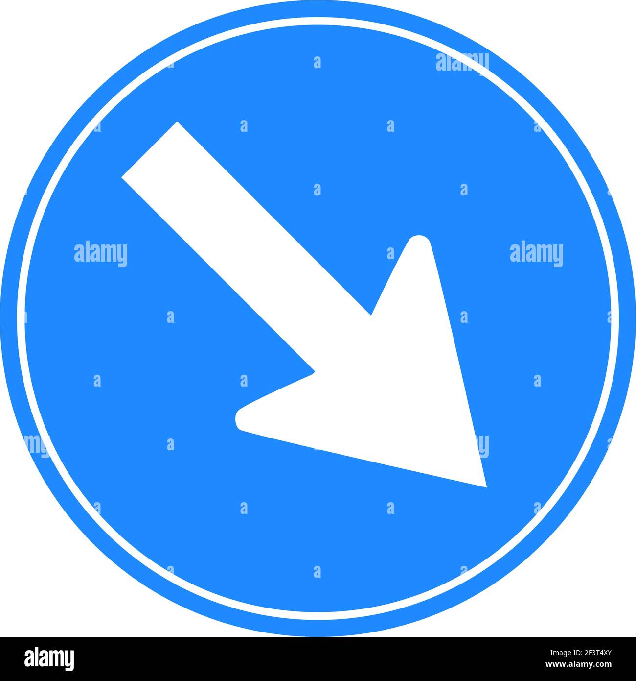 Keep right Stock Vector Images - Alamy