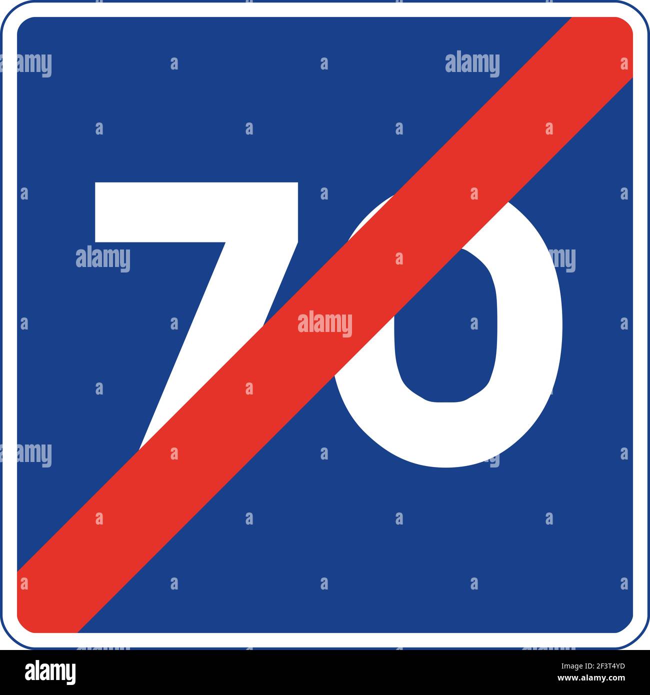 Recommended speed limit Stock Vector Images - Alamy