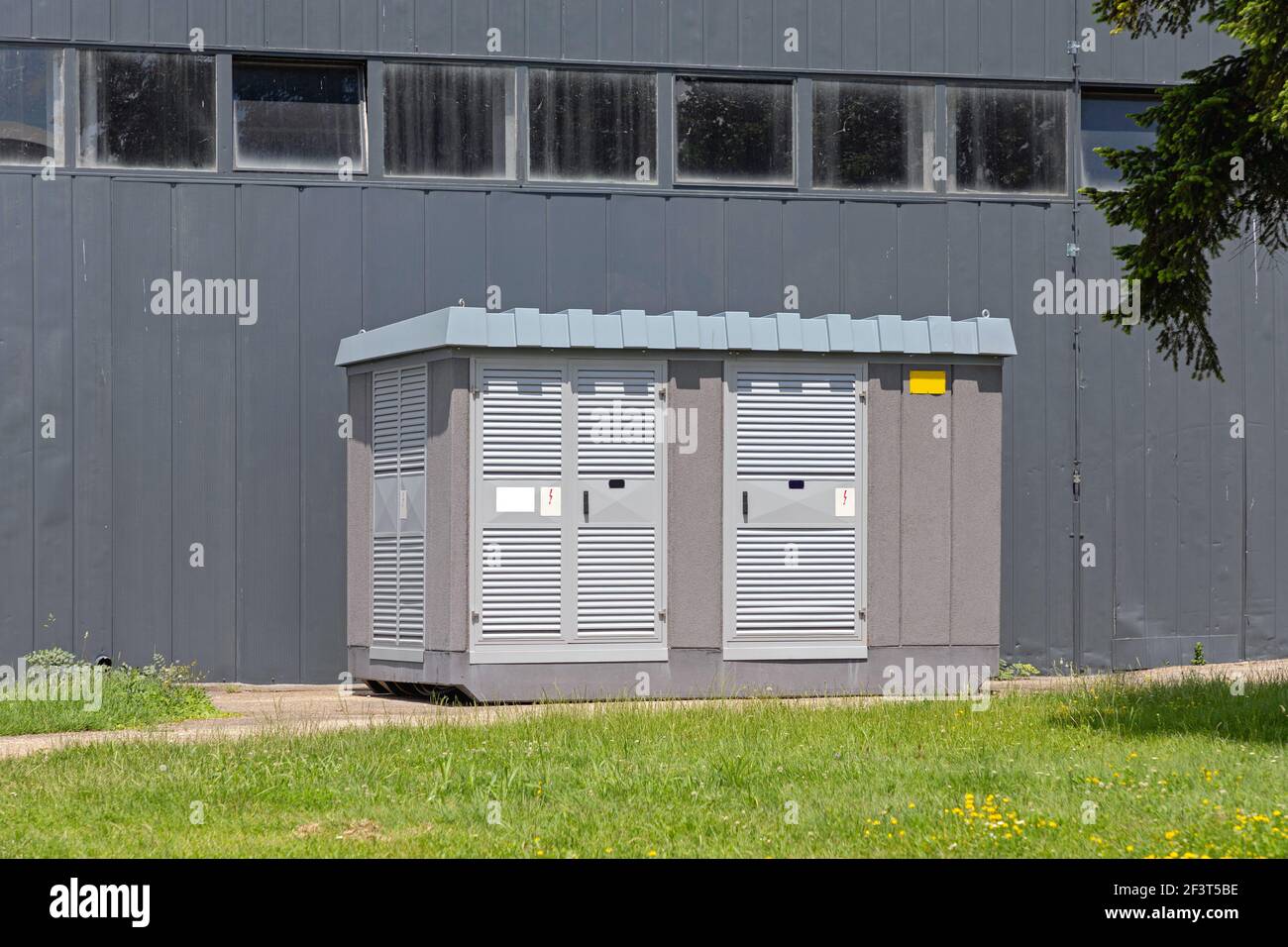 Transformer Substation Building Structure Exterior Factory Power Stock ...