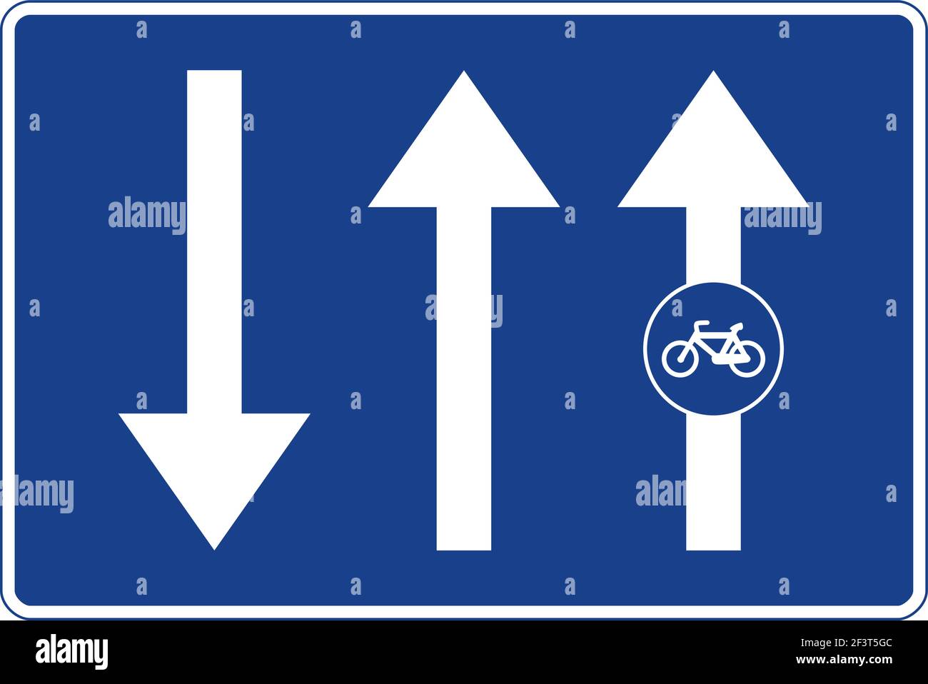 Cycle road guidance Stock Vector Images - Alamy