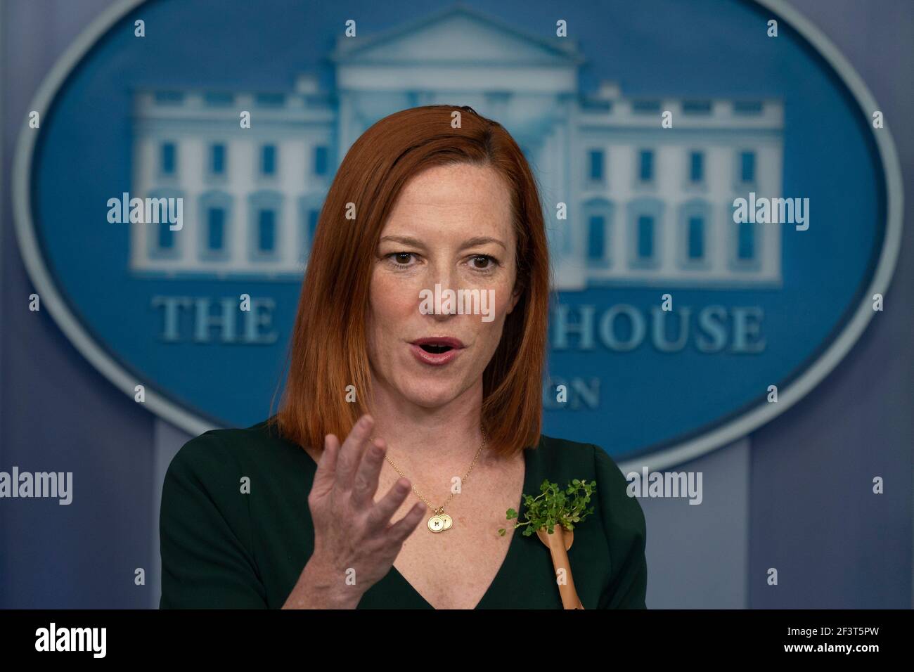 White House Press Secretary Jen Psaki holds a briefing at the White ...