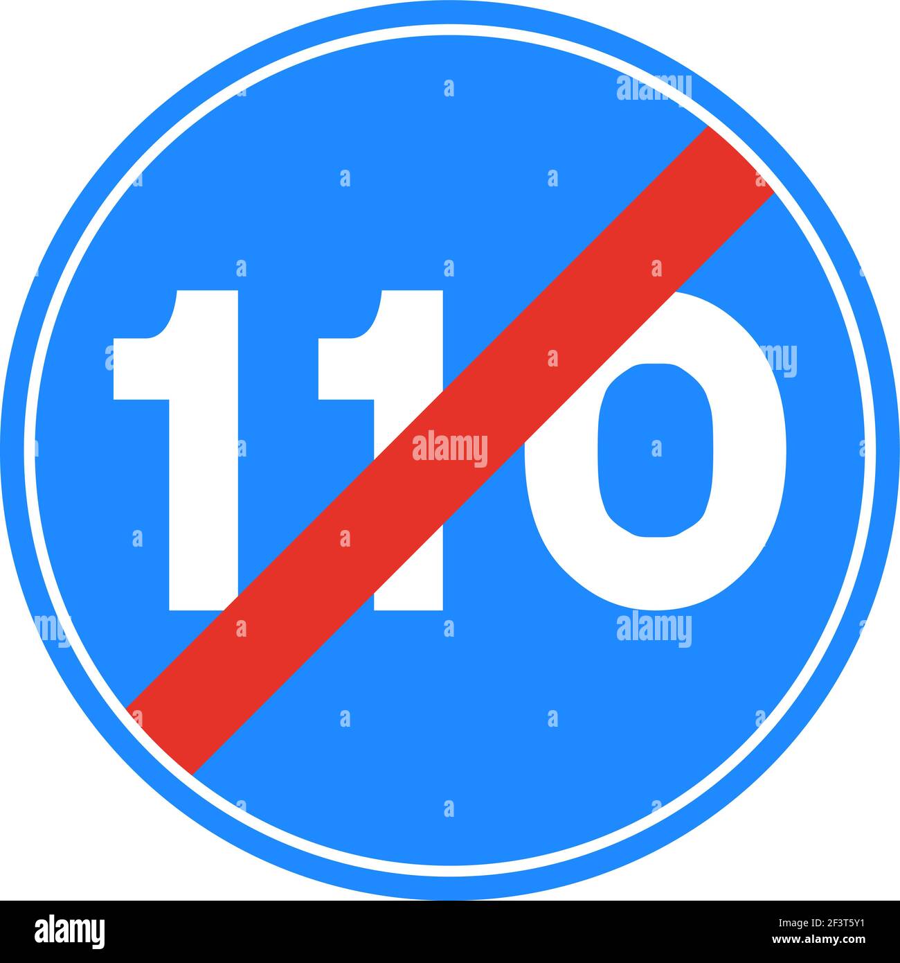 Minimum speed limit sign Stock Vector Images - Alamy
