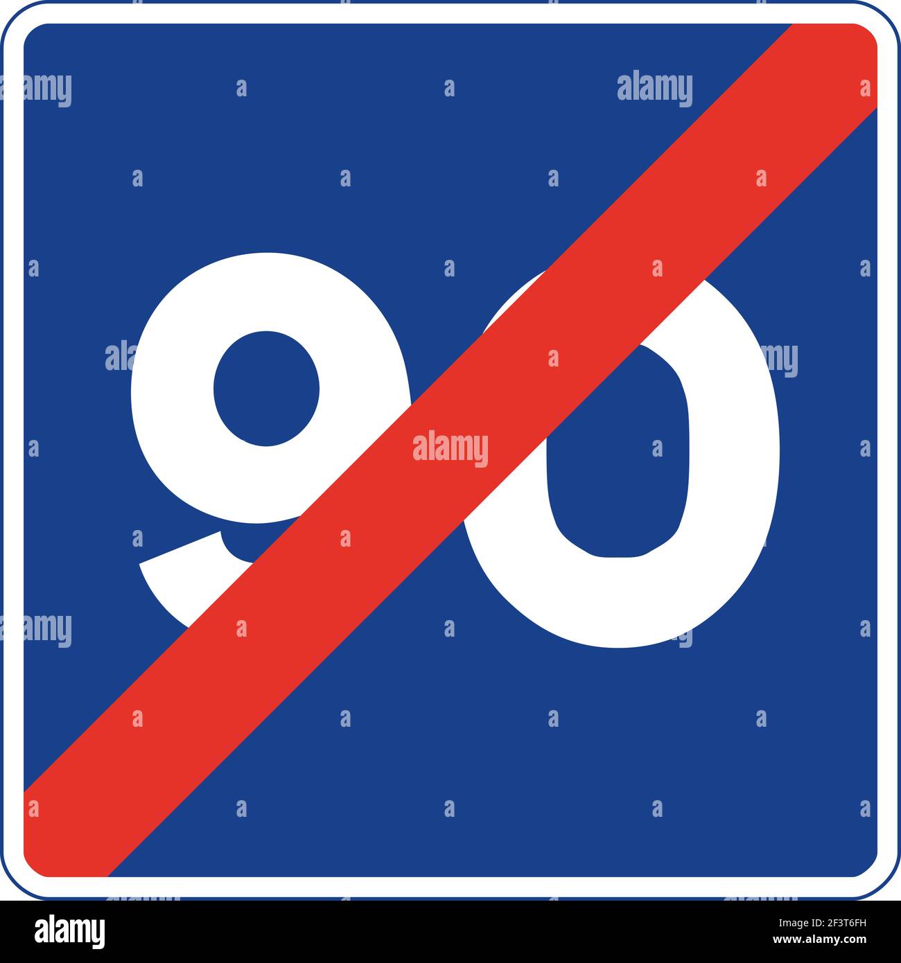 Recommended speed limit Stock Vector Images - Alamy