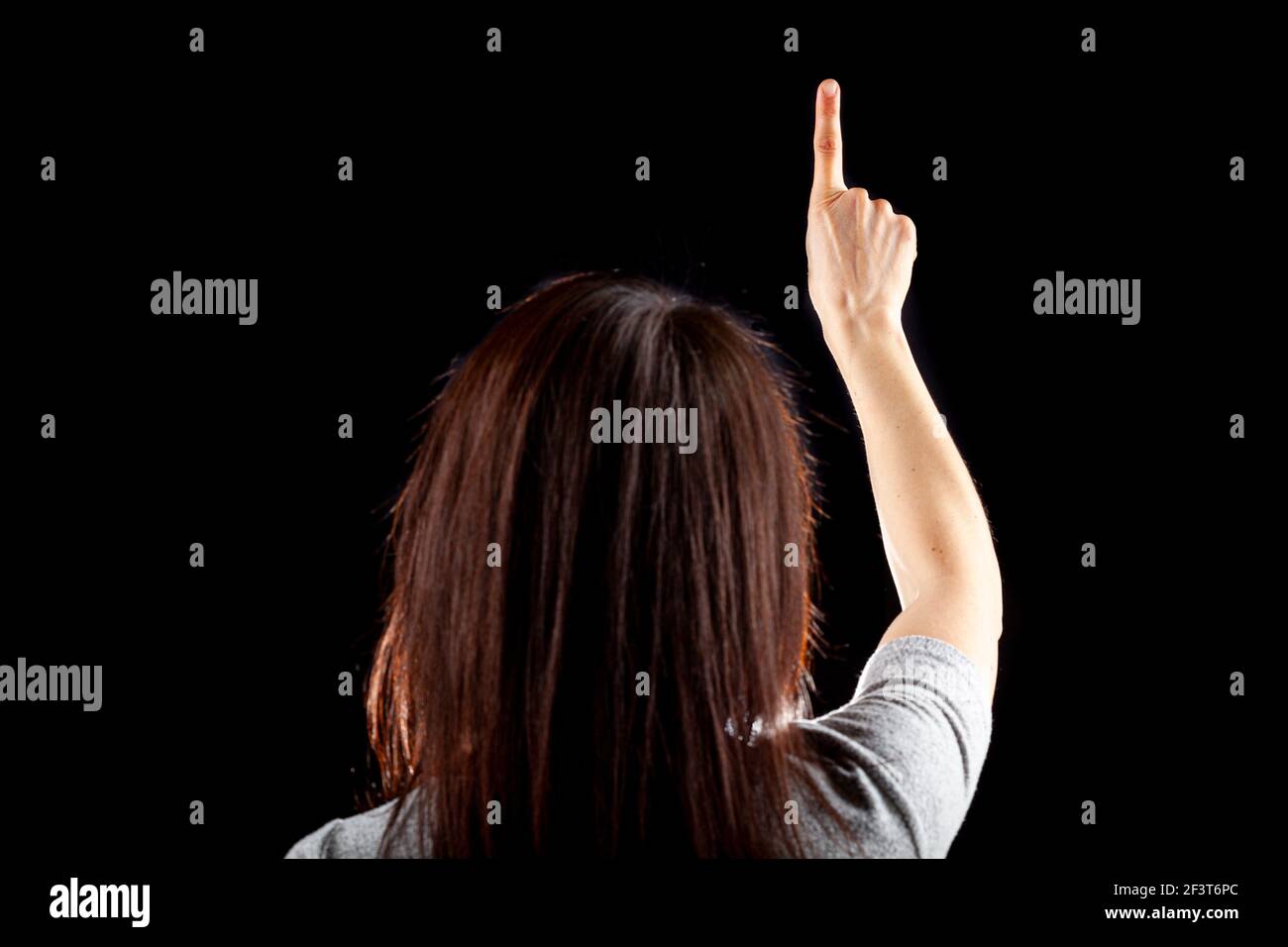 Forward sign finger pointing up hi-res stock photography and images - Alamy