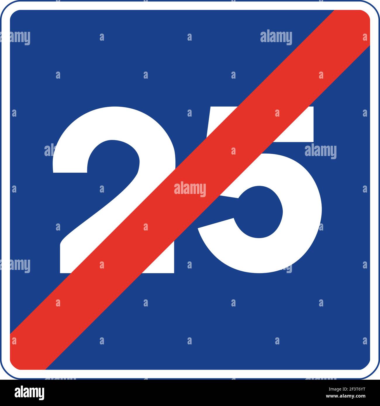 Recommended speed limit Stock Vector Images - Alamy