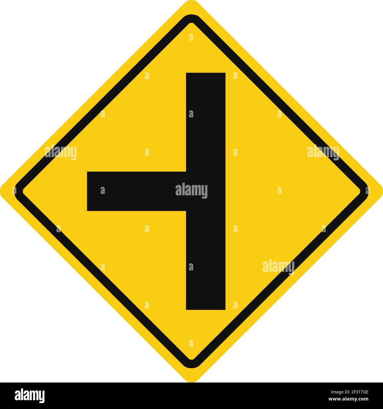 Yellow rhomboid sign hi-res stock photography and images - Alamy