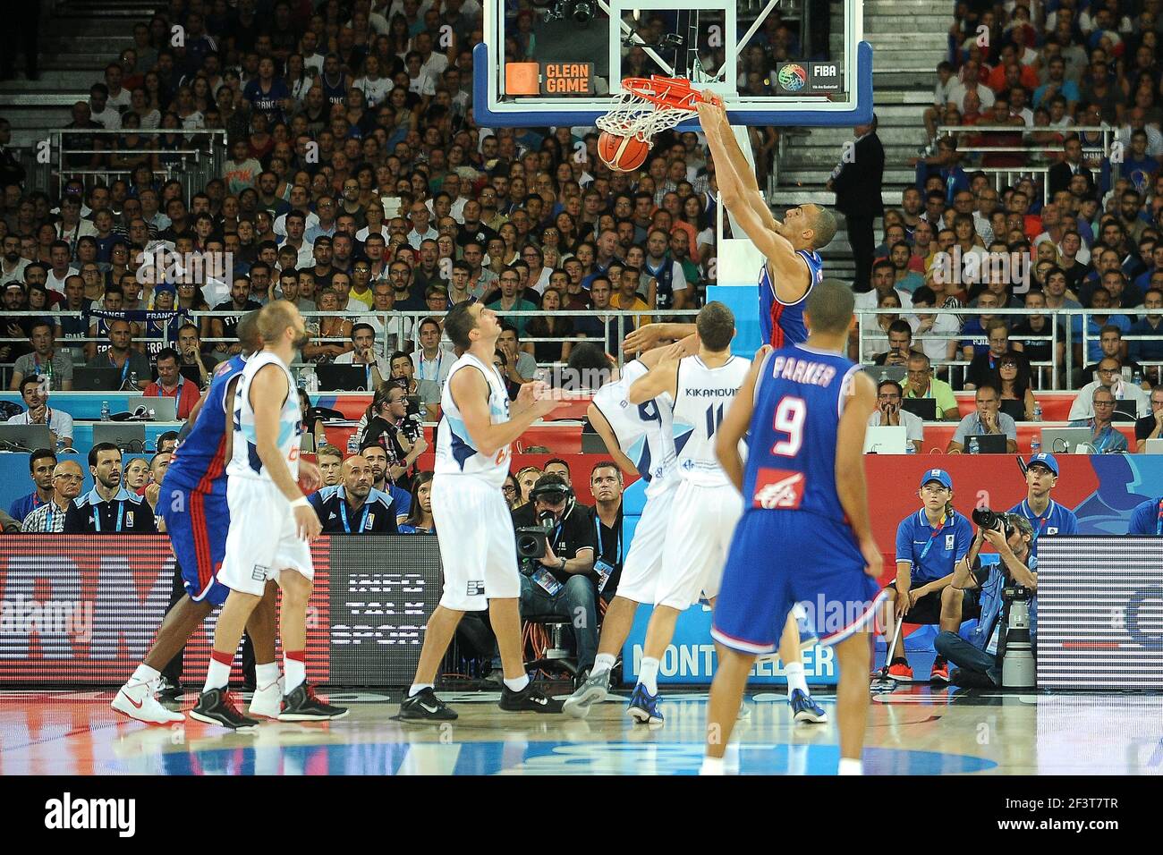 Rudy GOBERT of france during the Group A qualification basketball match ...
