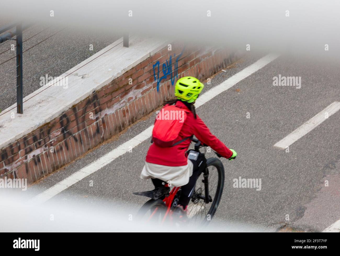 Cycle path from above hi-res stock photography and images - Alamy