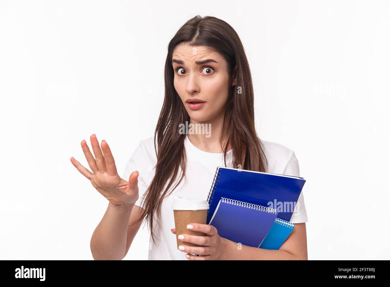 Education, university and studying concept. Wow come down, slow for ...