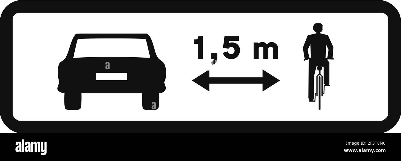 Minimum passing distance Stock Vector Images - Alamy