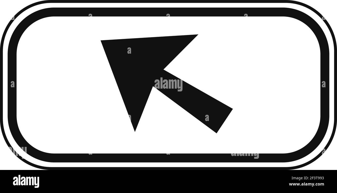 Rectangular complementary panel in black and white, isolated on white ...