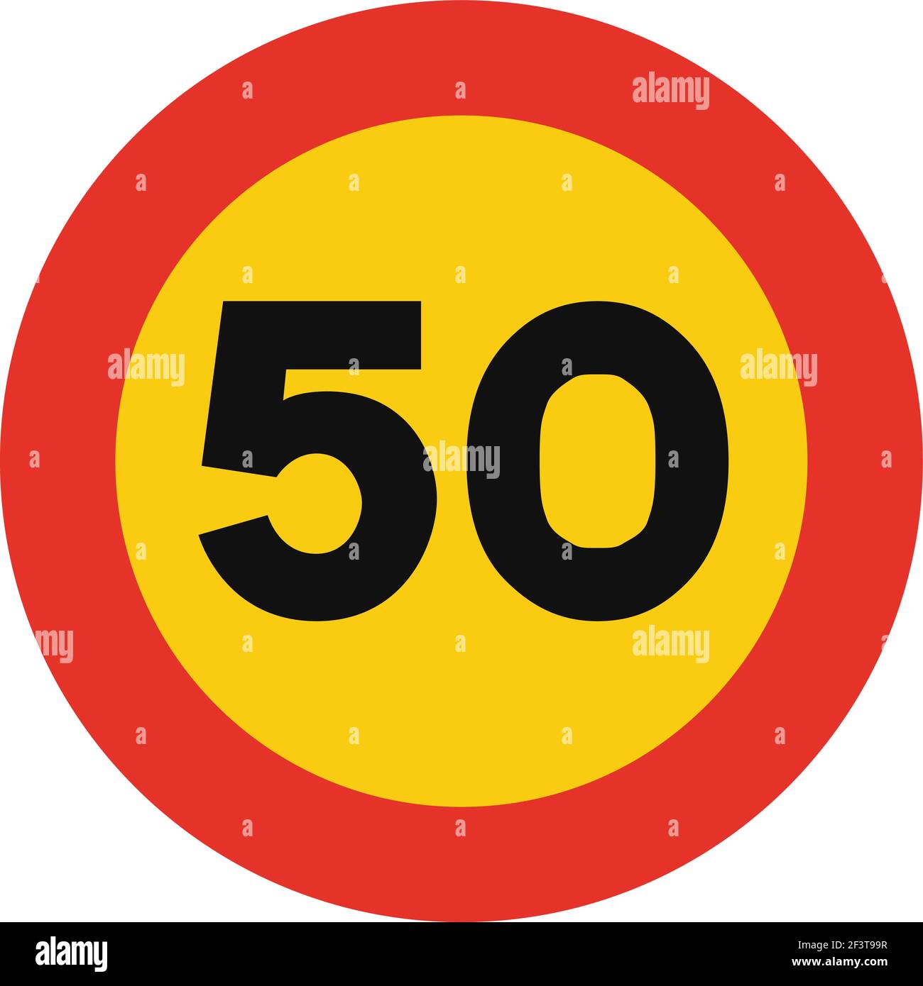 Temporary speed limit sign Stock Vector Images - Alamy