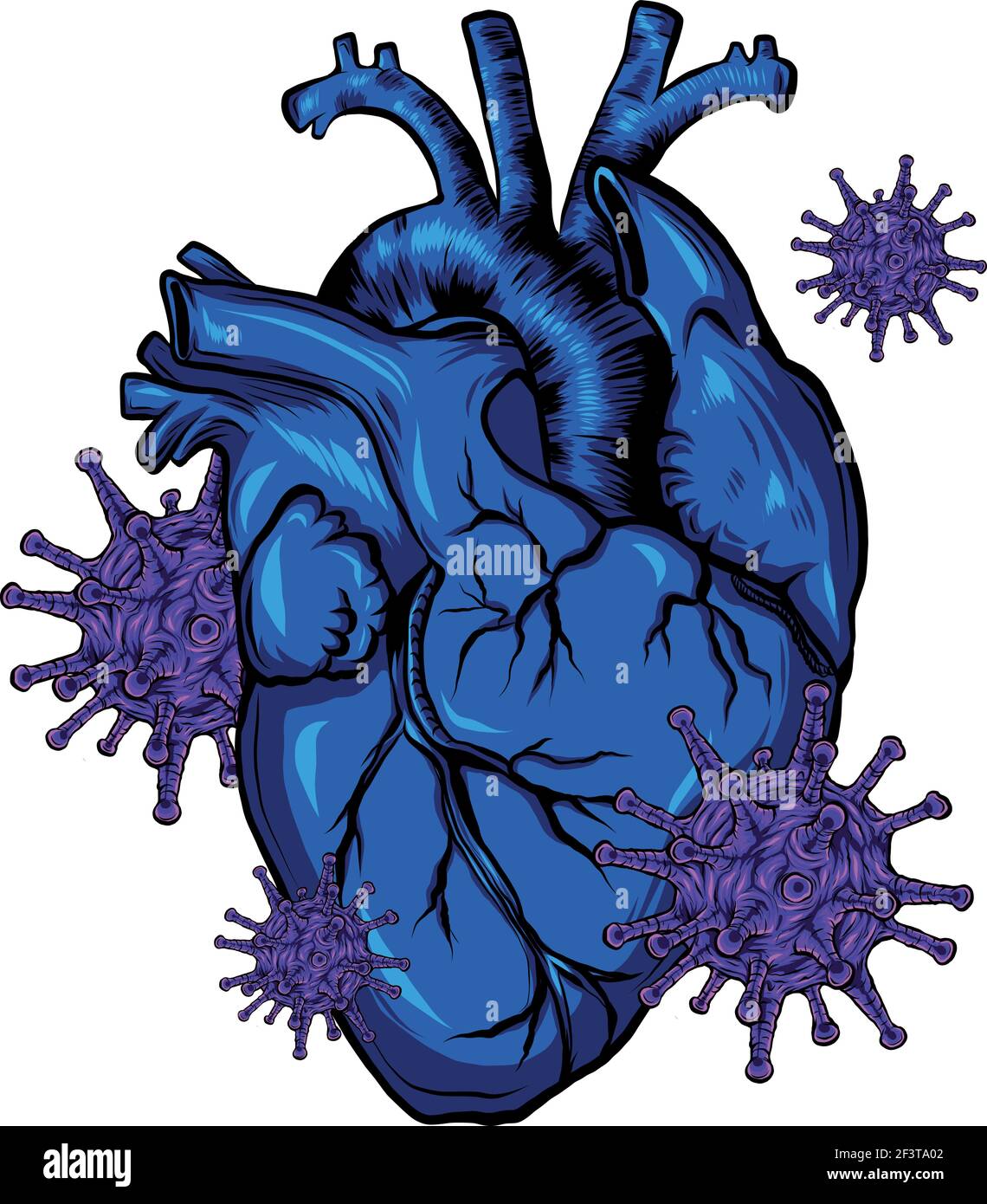 Design virus infect human Stock Vector Images - Alamy