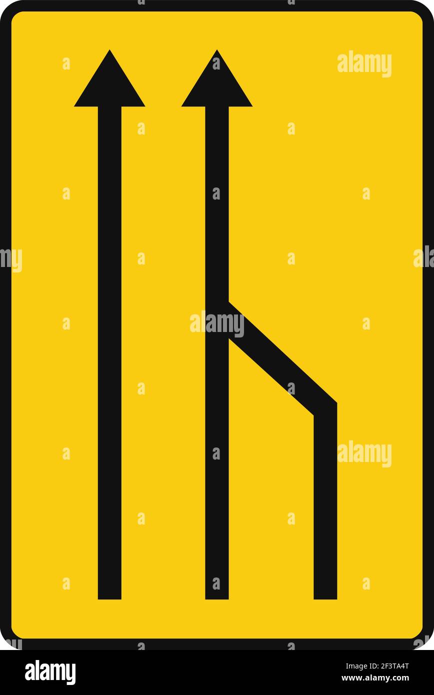 Rectangular traffic signal in yellow and black, isolated on white ...