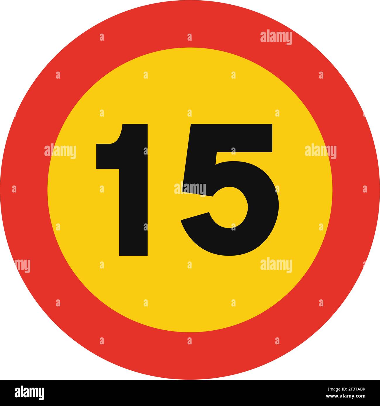 Temporary speed limit sign Stock Vector Images - Alamy