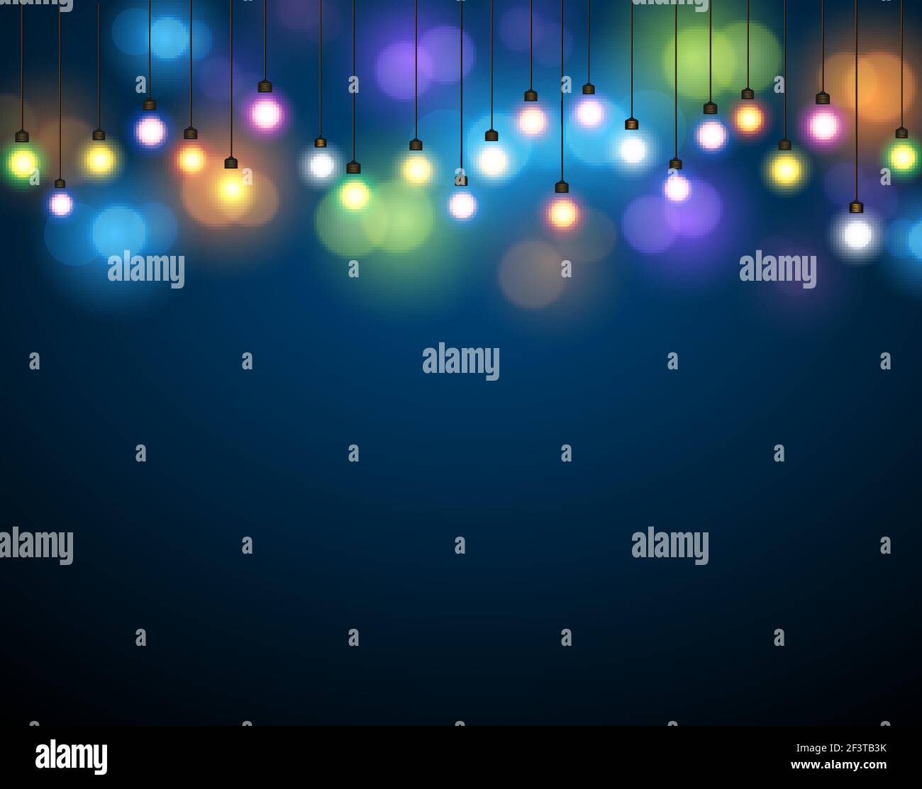Christmas Lights Background Stock Vector Image & Art - Alamy