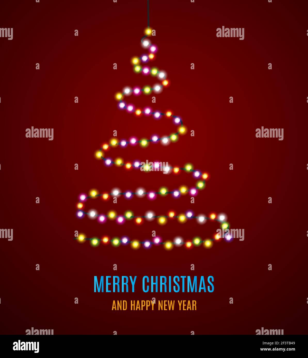 Stylized design christmas tree Stock Vector Images - Alamy