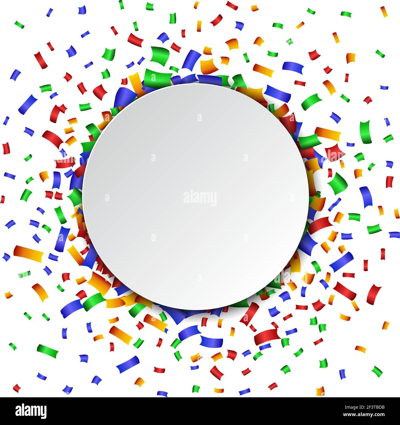 Colorful celebration background with confetti Stock Vector Image & Art ...