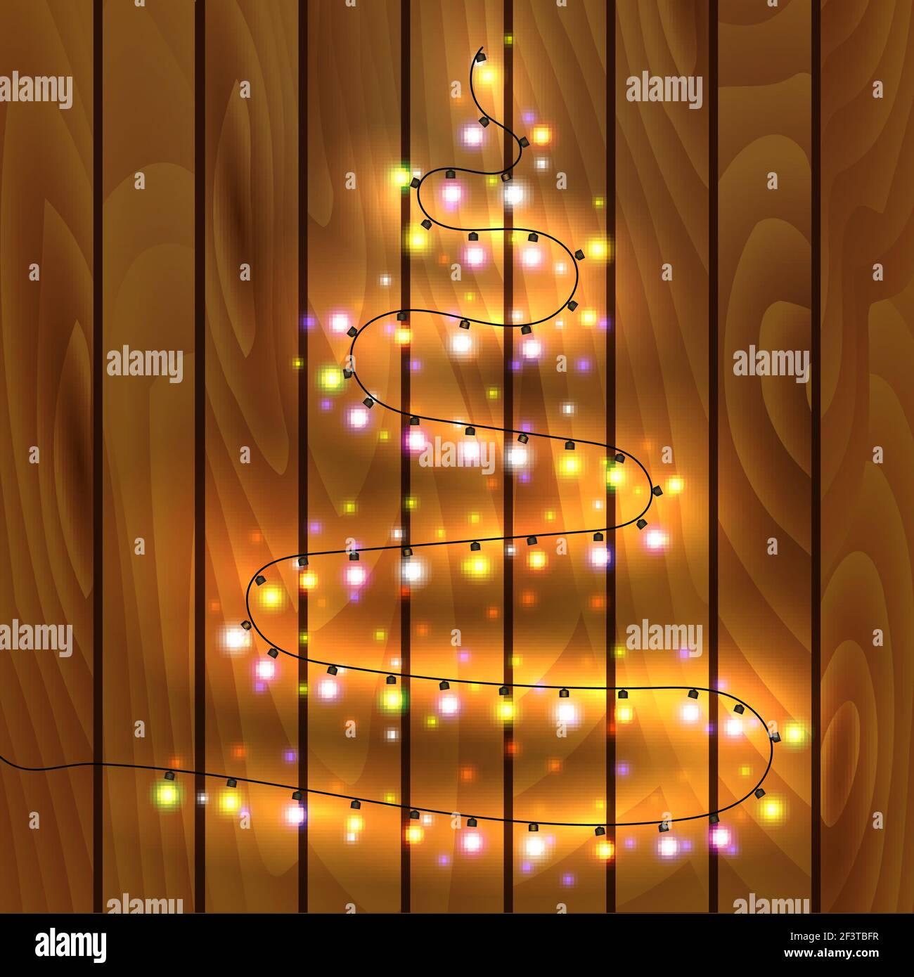 Wooden frame made brown Stock Vector Images - Alamy