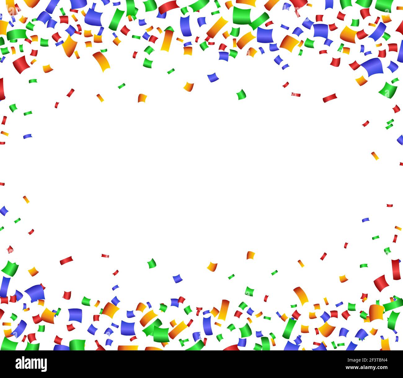 frame background with confetti Stock Vector Image & Art - Alamy