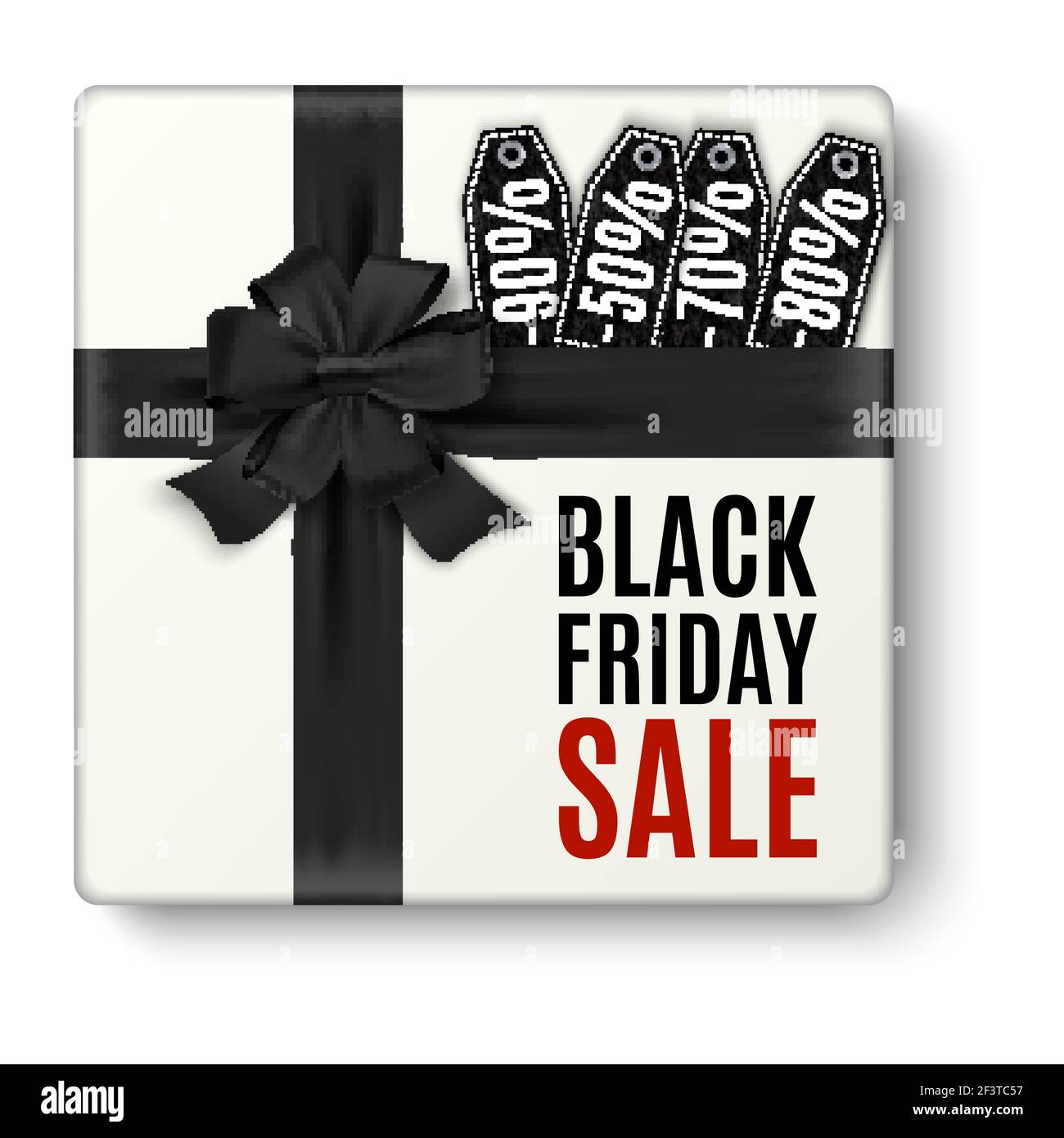 Red black card ribbon Cut Out Stock Images & Pictures - Alamy